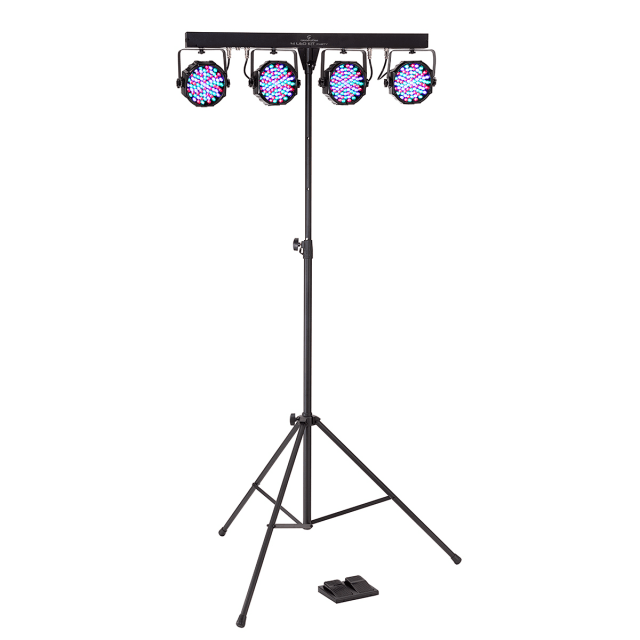 Complete 4-PAR LED Lighting Kit - 4LEDKIT-PARTY - Soundsation