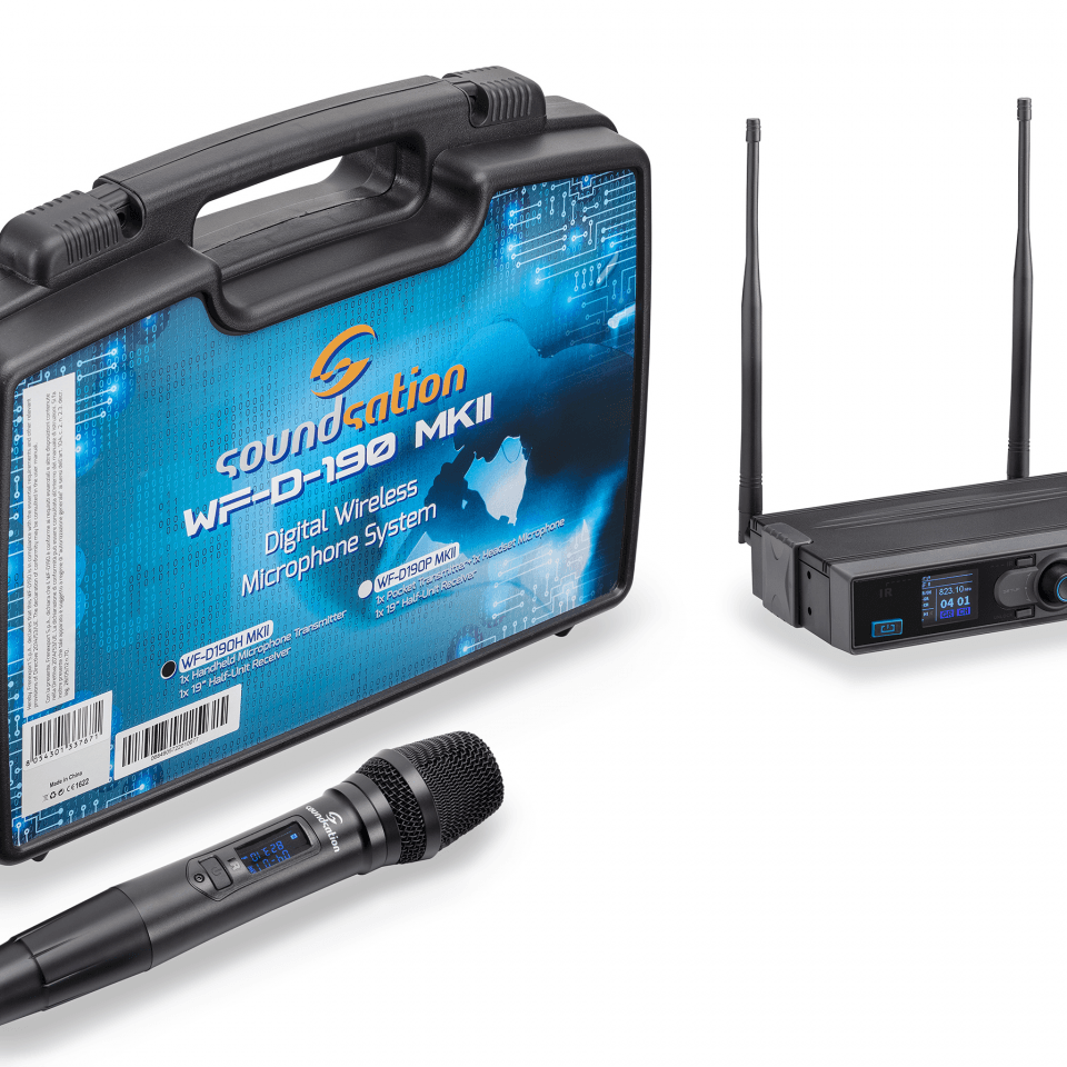90-channel UHF Digital Wireless Hand-held Microphone System - WF-D190H ...